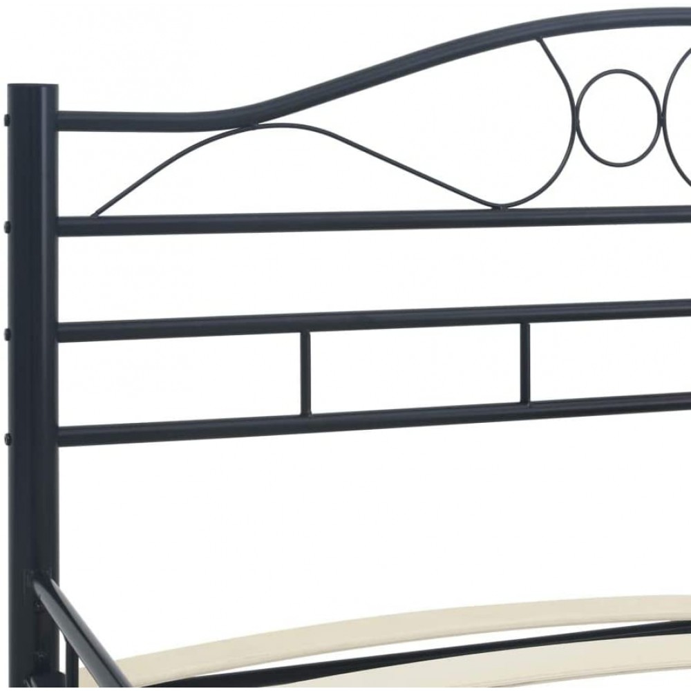 Pat metalic Royale, 80x200x29cm, 6 picioare reglabile pe inaltime - 6132